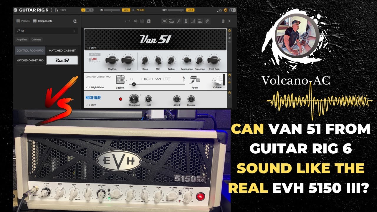 Can the virtual amplifier Van 51 from Guitar Rig 6 sound like the real ...