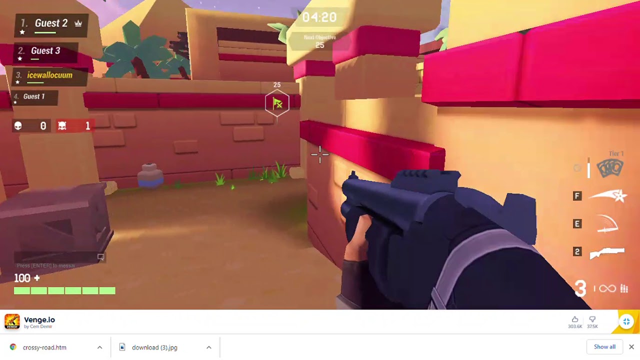 VENGE IO Play Venge Io on Poki Google Chrome 2020 11 12 10 20 03 - YouTube