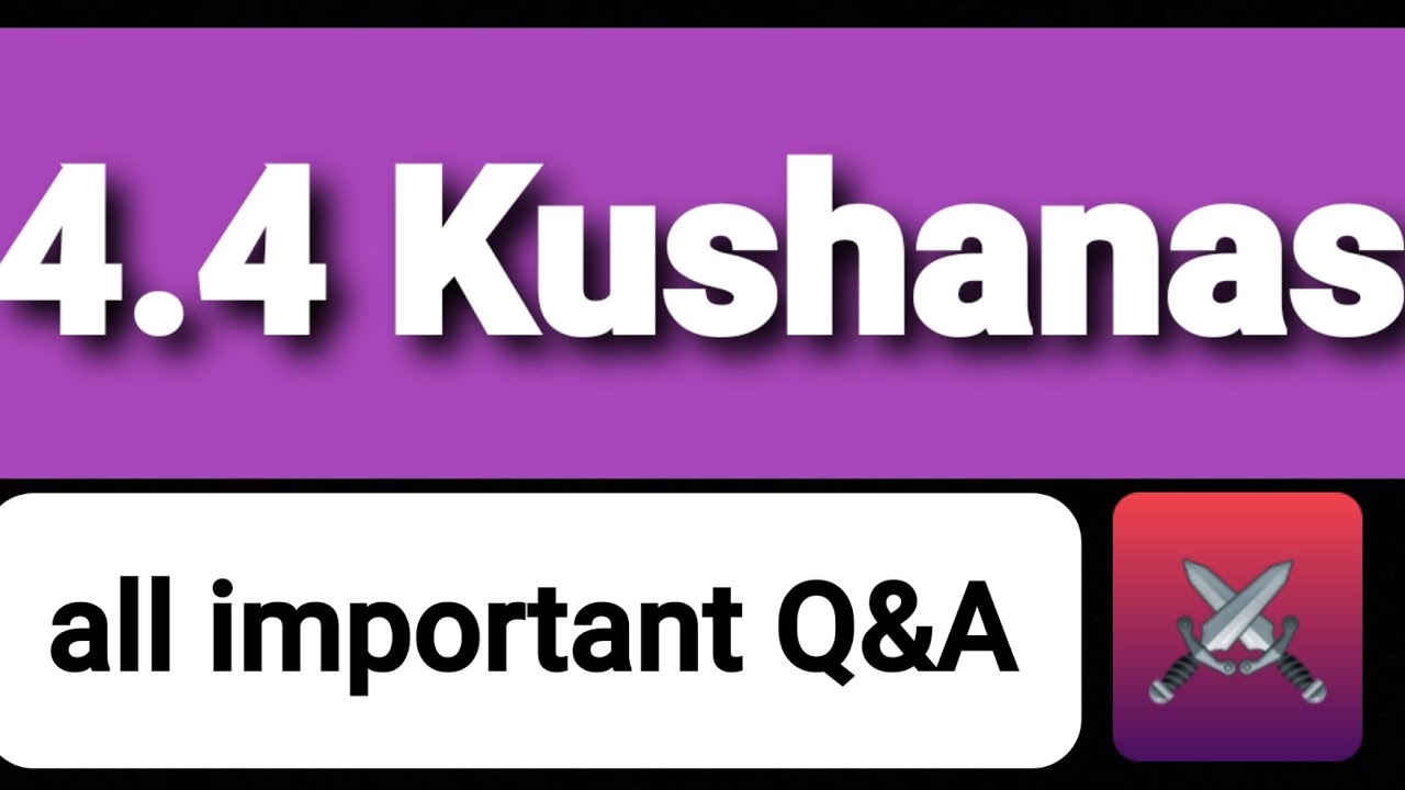 4 4 Kushanas History 2nd PUC Important Questions YouTube 4-4-kushanas-history-2nd-puc-important-questions-youtube