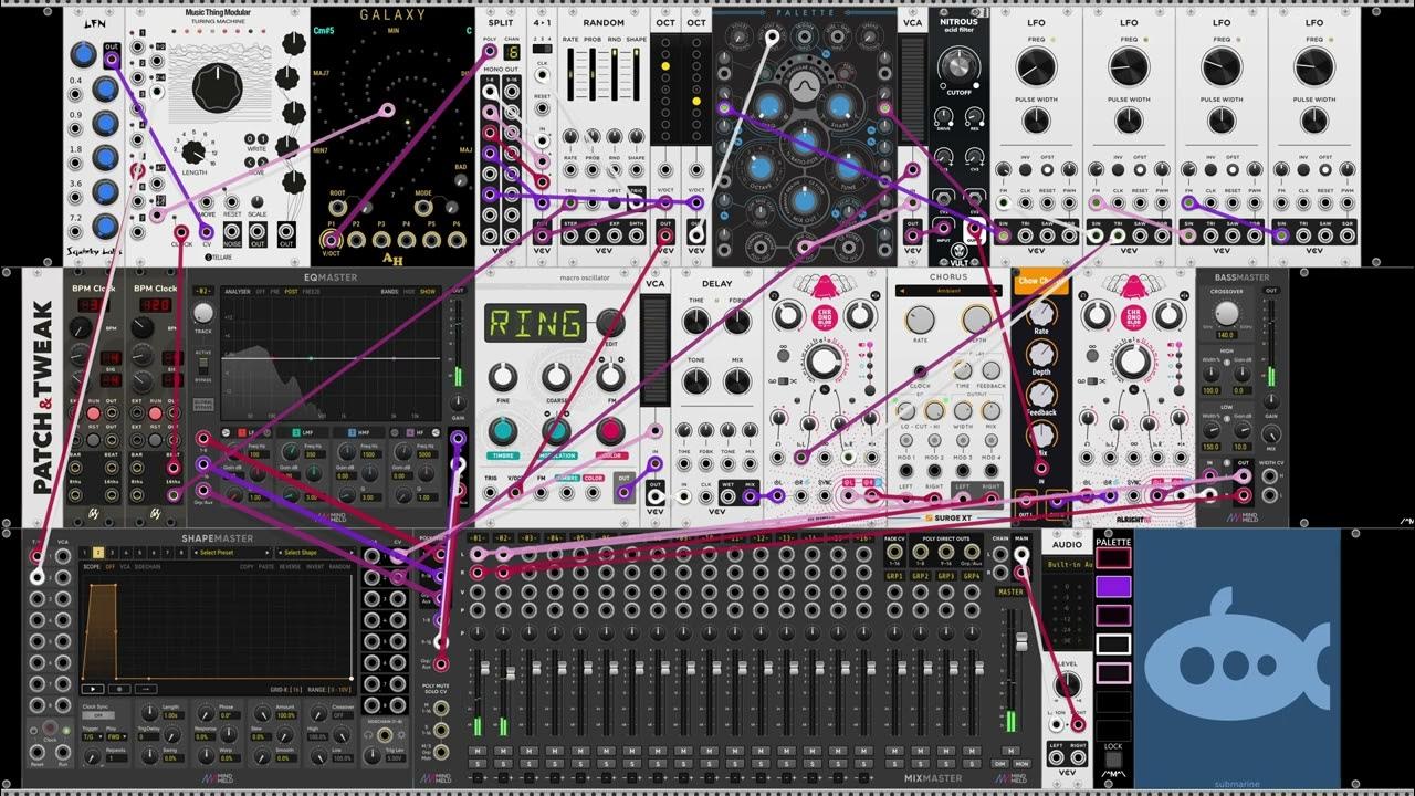 Drowning In Anxiety | VCV Rack (Modular Synth Patch) - YouTube