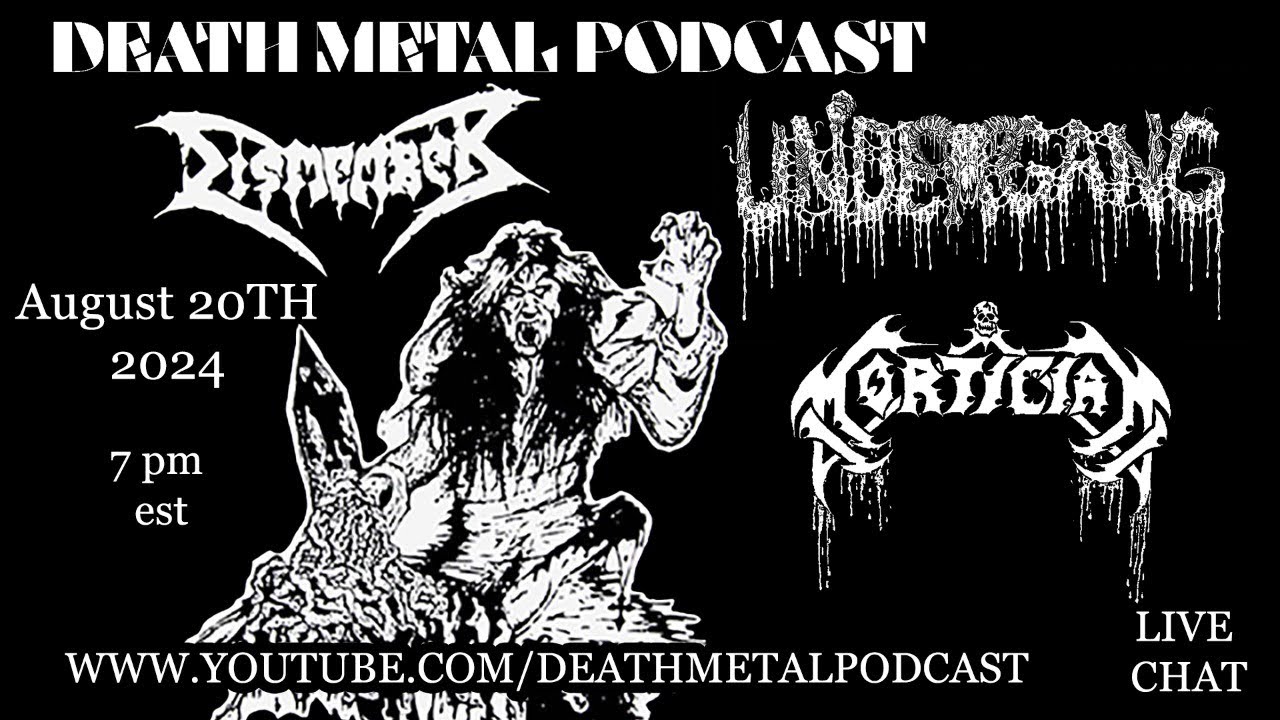 Death Metal Podcast - Dismember Mortician Undergang Tour NY show - YouTube