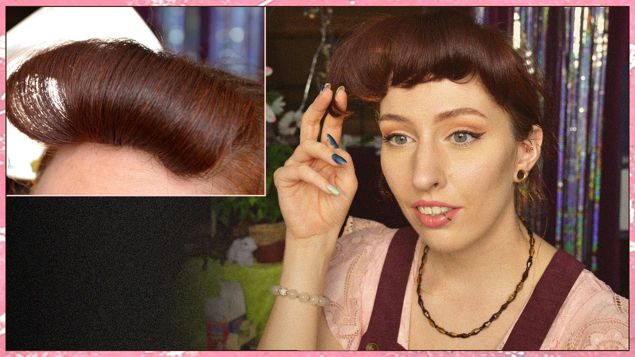 My Easy 50’s Bangs! | Hairstyling tutorial - YouTube
