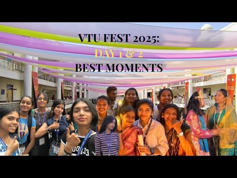 VTU FEST 2025: DAY 1 & 2 BEST MOMENTS🎤🎭🥁 | FEST VIBES ON ANOTHER LEVEL ...