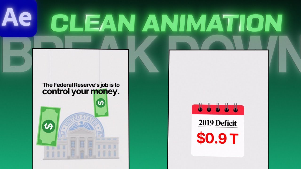 CLEAN ANIMATION | Breakdown in AFTER EFFECTS - YouTube