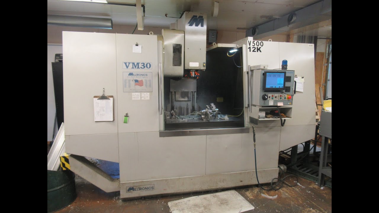 Milltronics VM30 CNC Vertical Machining Center w/ Centurion 7 CNC ...