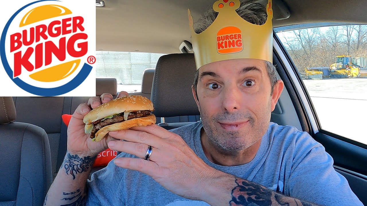 burger king new candied bacon whopper food review - YouTube