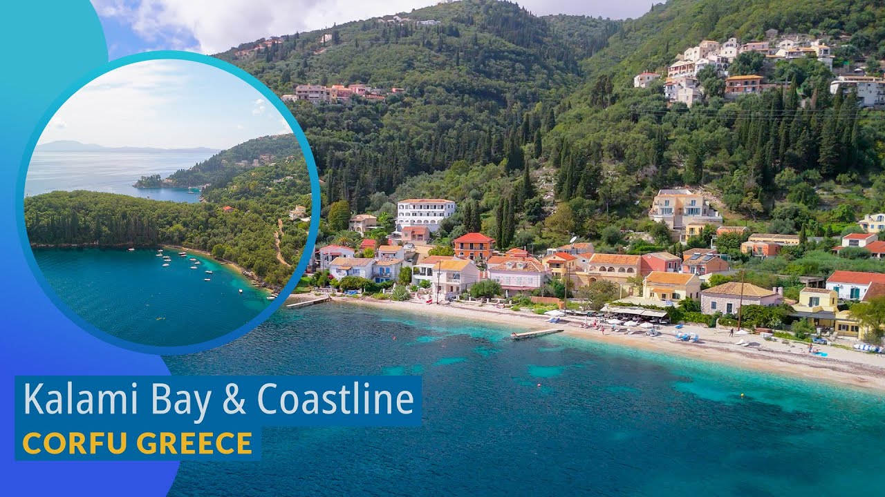 Kalami Bay Corfu Greece | Beach Resorts | Corfu East Coast | Greece ...