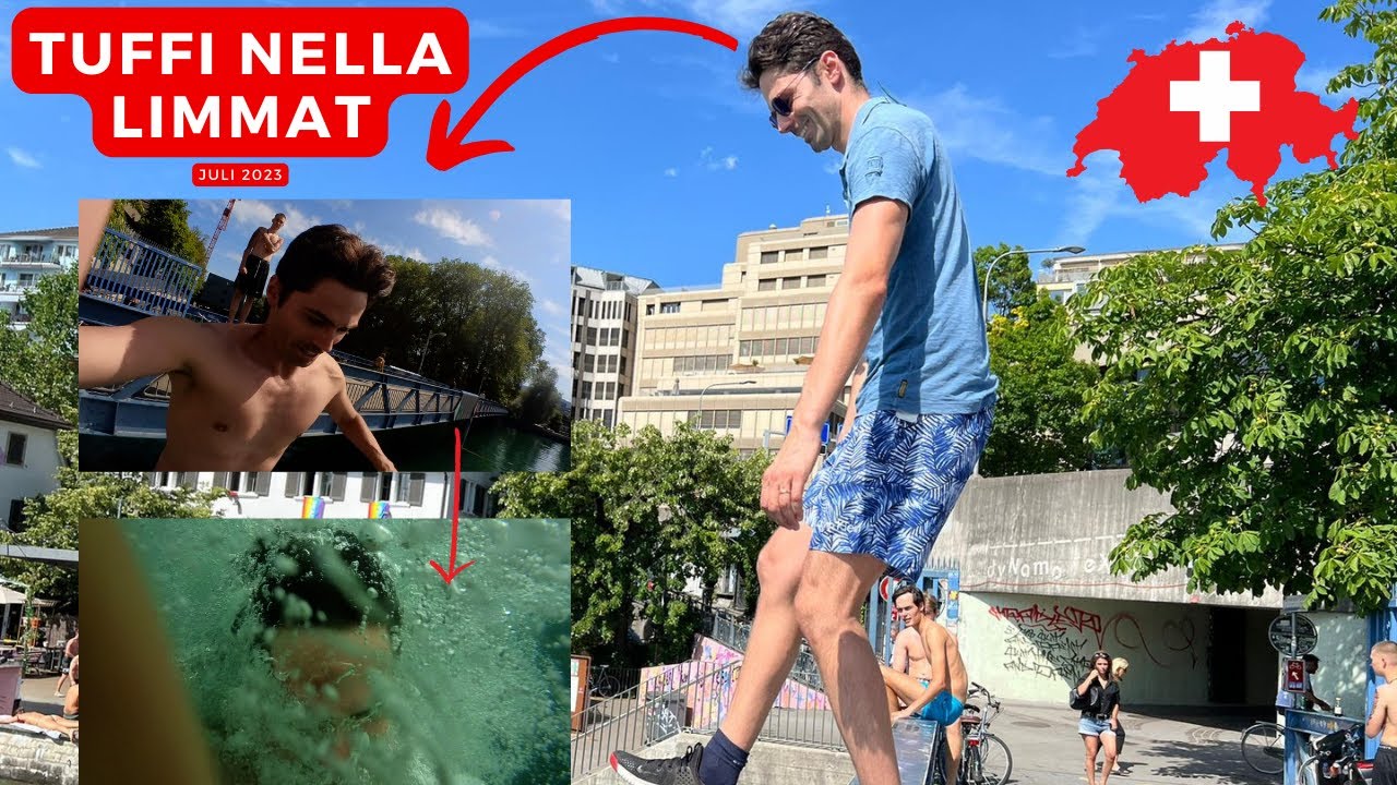 Summer in Zürich: Tuffi nel centro di Zurigo 🇨🇭 - YouTube