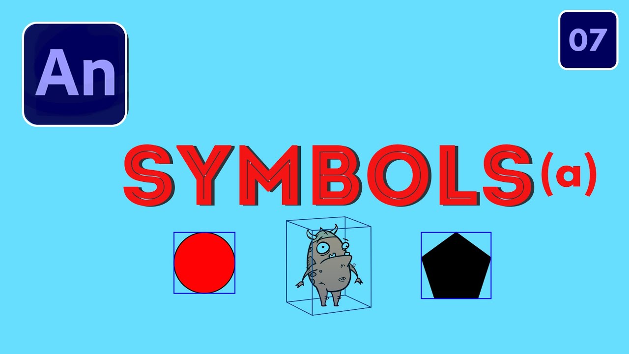 Using Symbols in Adobe Animate (Past - A) Absolute Basic - YouTube