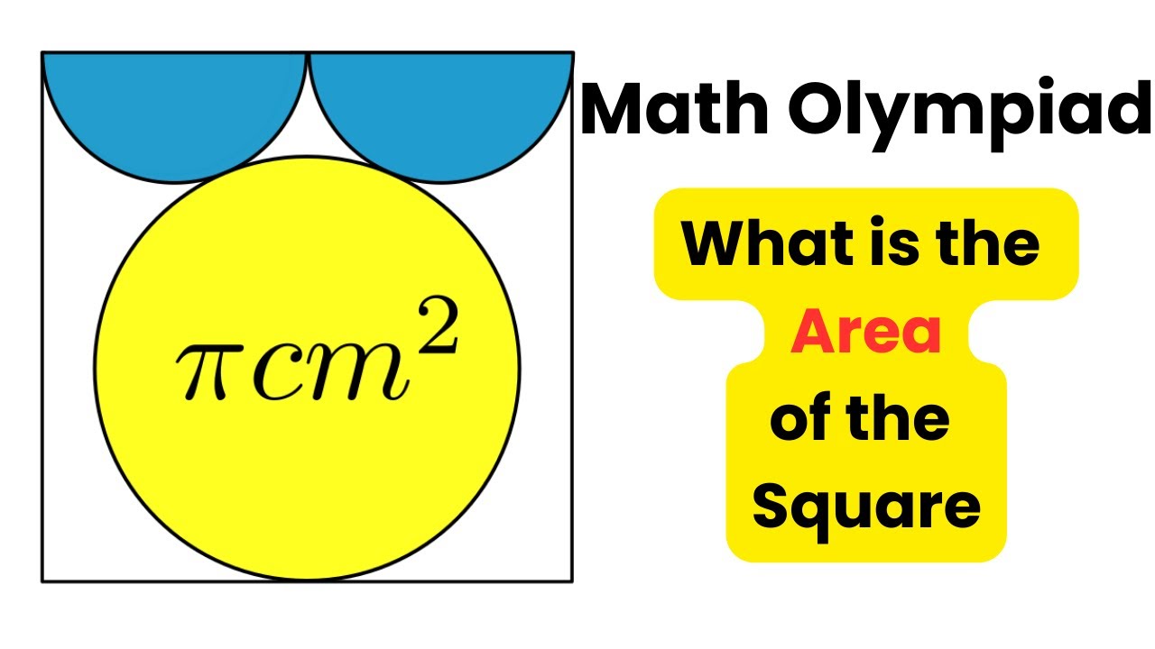 Can you find the Area of the Square | Math Olympiad Problem - YouTube