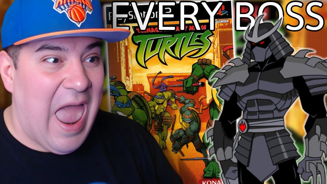 Every Boss Fight in Teenage Mutant Ninja Turtles! (PS2) - YouTube