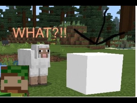 Glitch block in Minecraft...| MCPE | - YouTube
