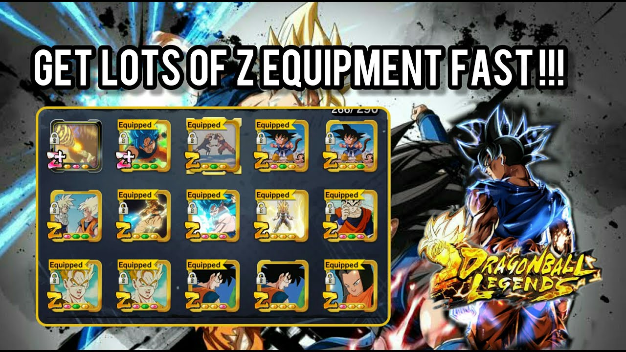HOW TO GET LOTS OF Z EQUIPMENT FAST !!! - YouTube