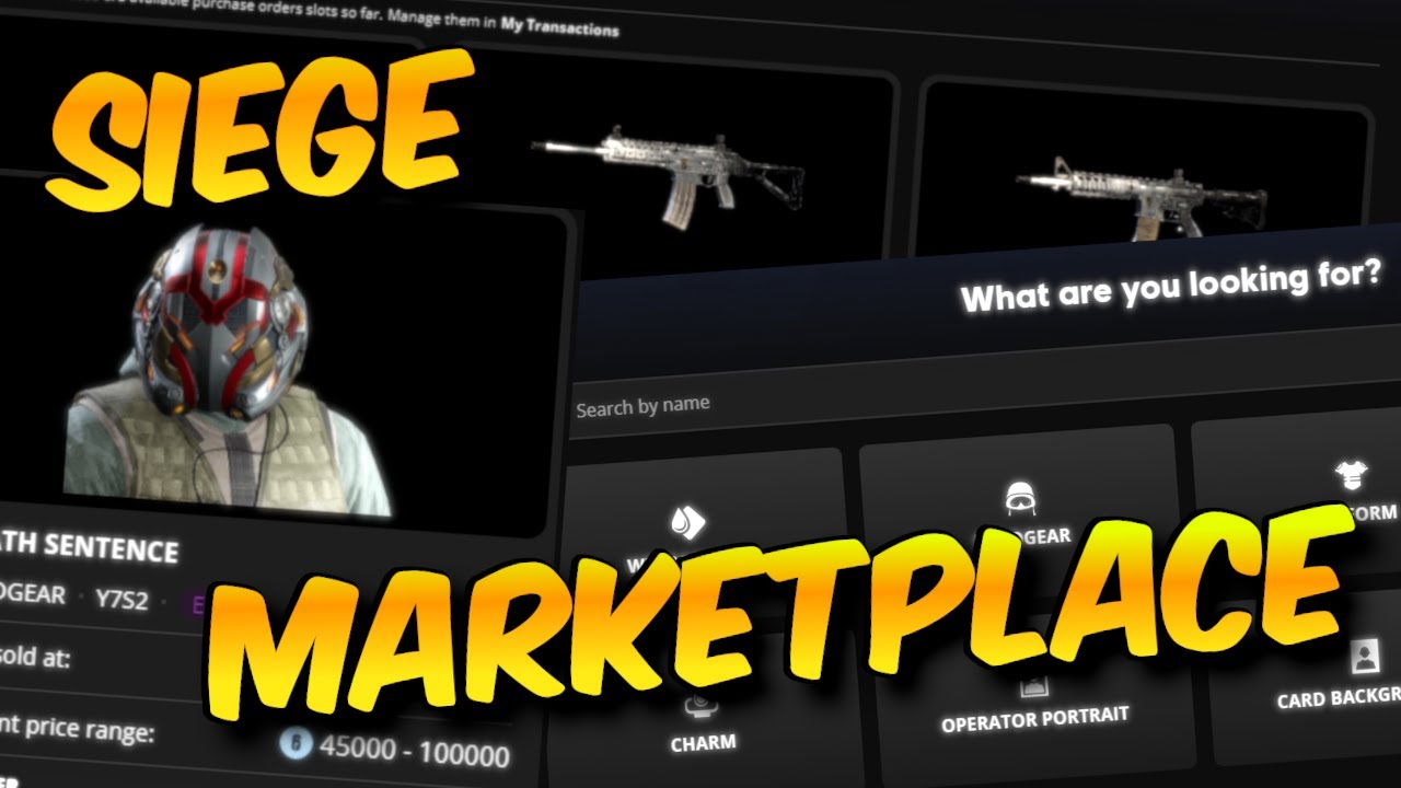 Siege Marketplace is HERE in Rainbow Six Siege! - YouTube