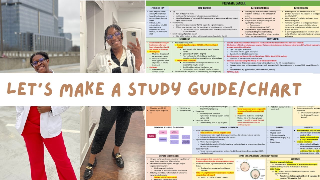 HOW I MAKE MY PHARMACY SCHOOL STUDY GUIDES/CHARTS! - YouTube