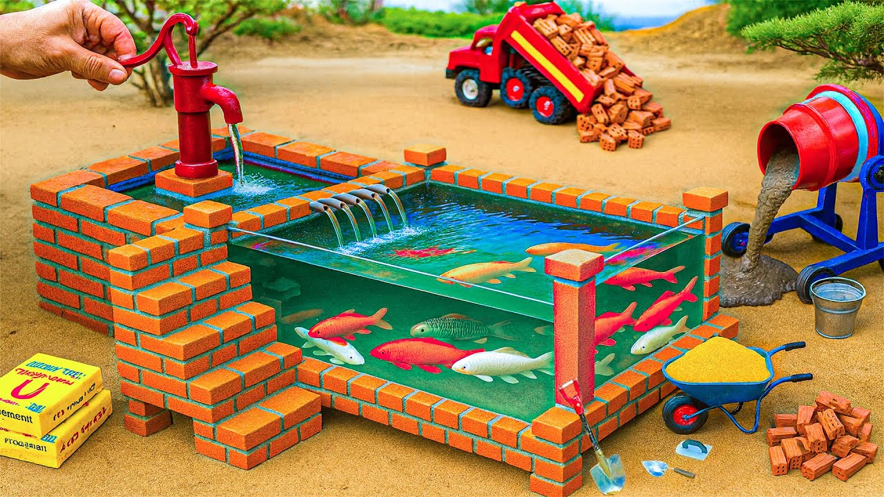 DIY Science Project Mini Water Well - How To Make a Modern Glass Pool ...