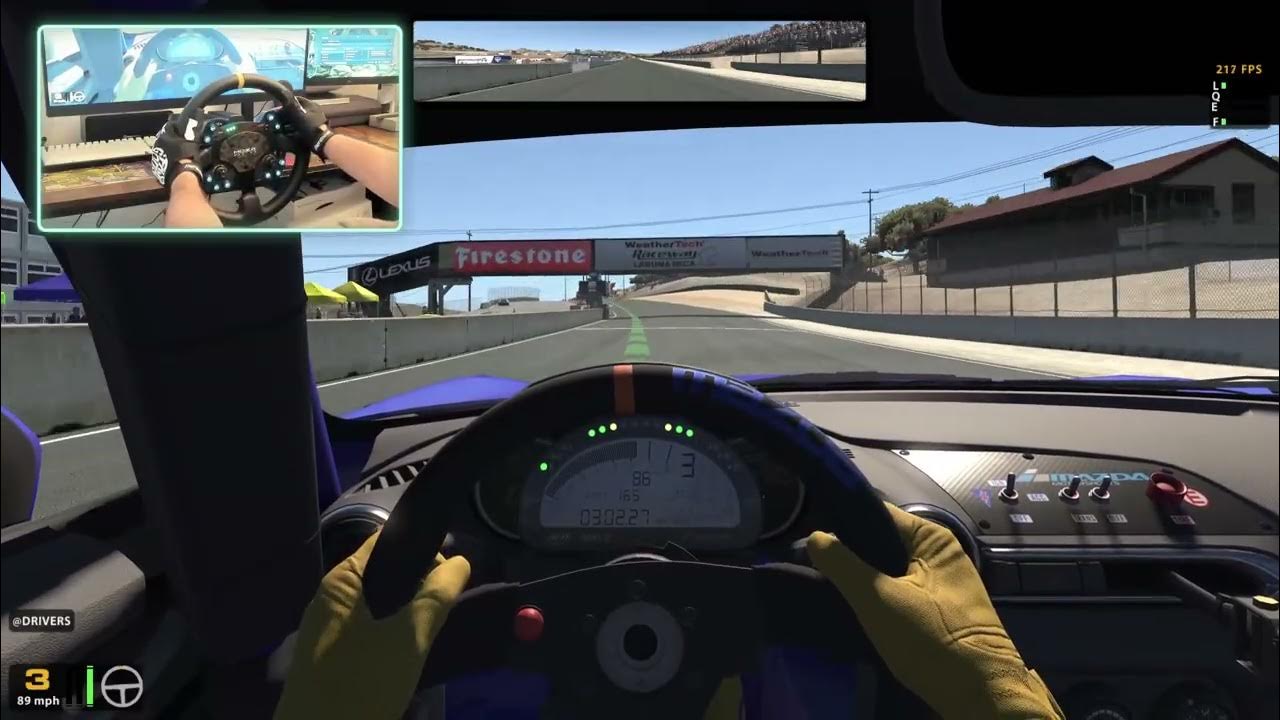 Insane Battle at Laguna Seca! MX-5 Cup Racing on MOZA Sim Rig | iRacing Live - YouTube