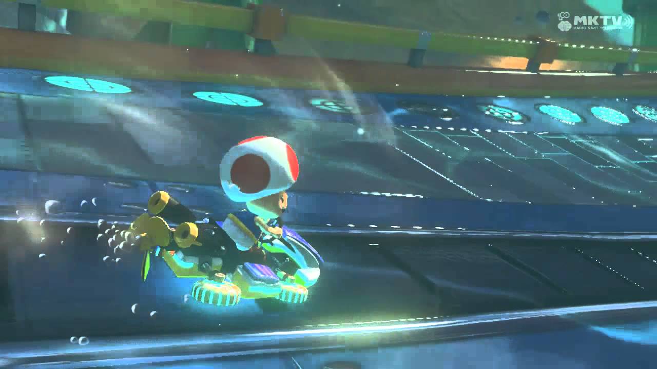 Toad Gets High On Shrooms (Mario Kart 8 - Water Park) - YouTube
