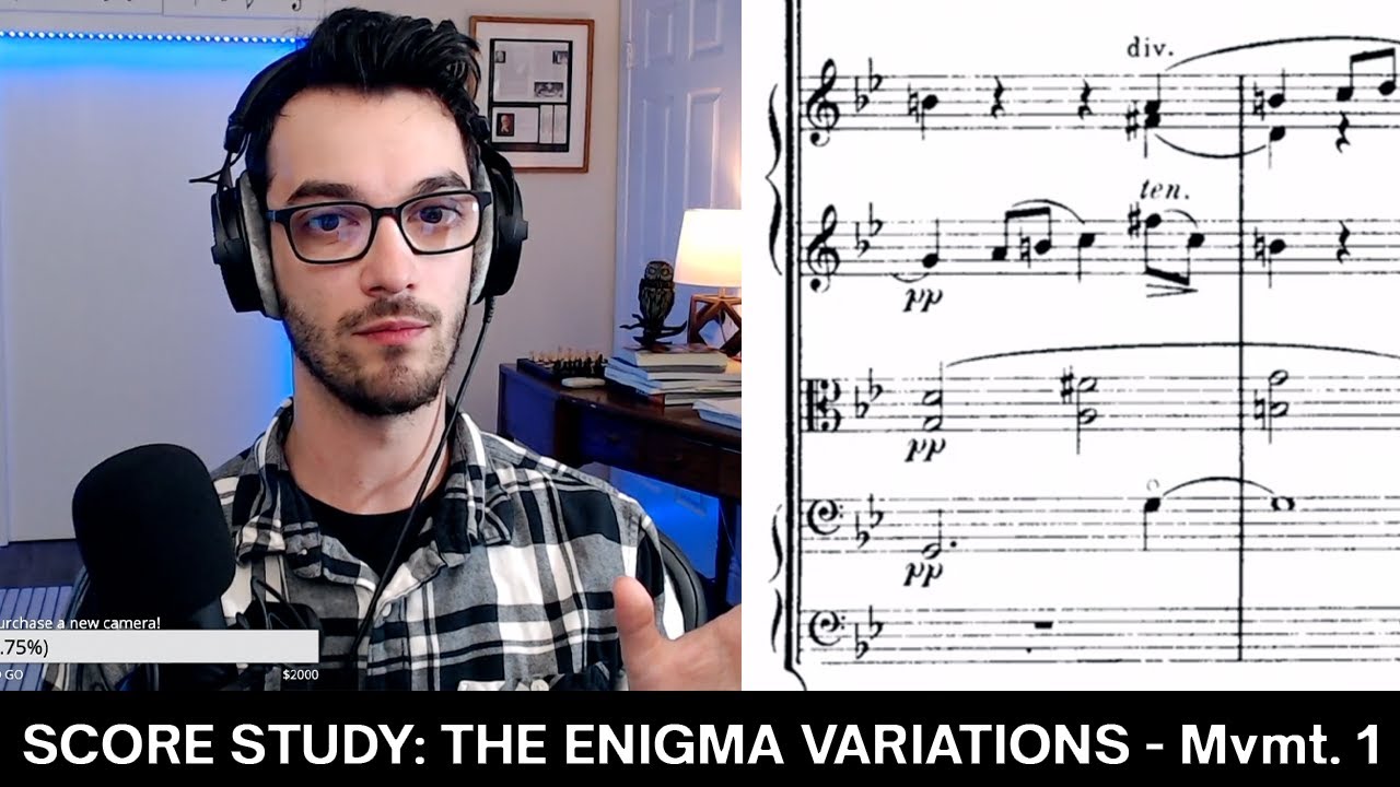 Studying Elgar's "Enigma Variations" - YouTube