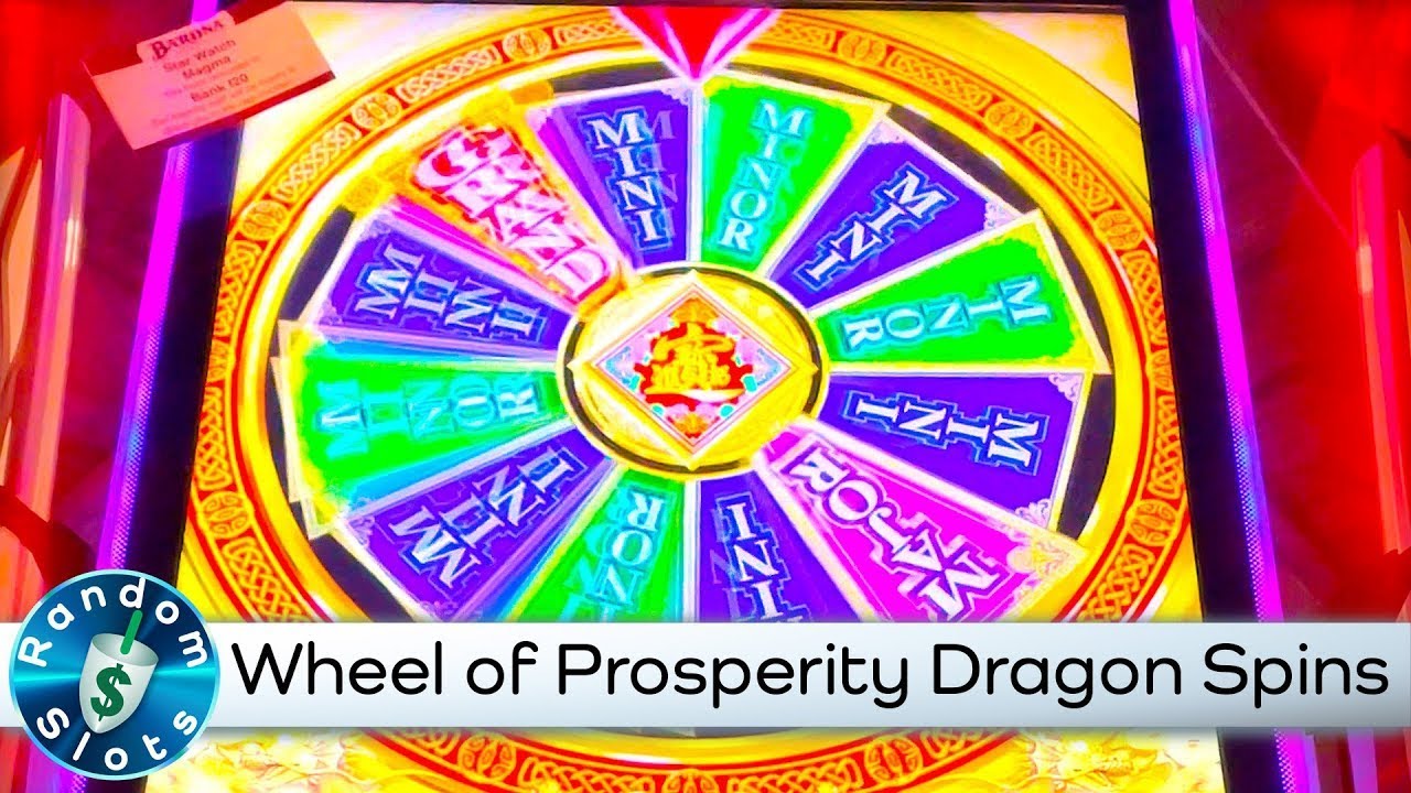 Wheel of Prosperity Dragon Slot Machine Two Wheel Spins - YouTube