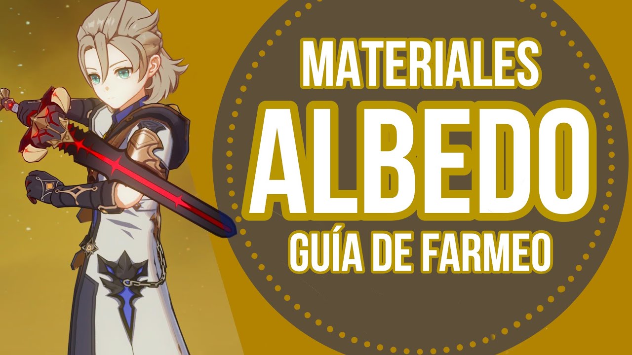 Albedo Materiales de Ascension ( GUIA DE FARMEO ) Genshin Impact ...