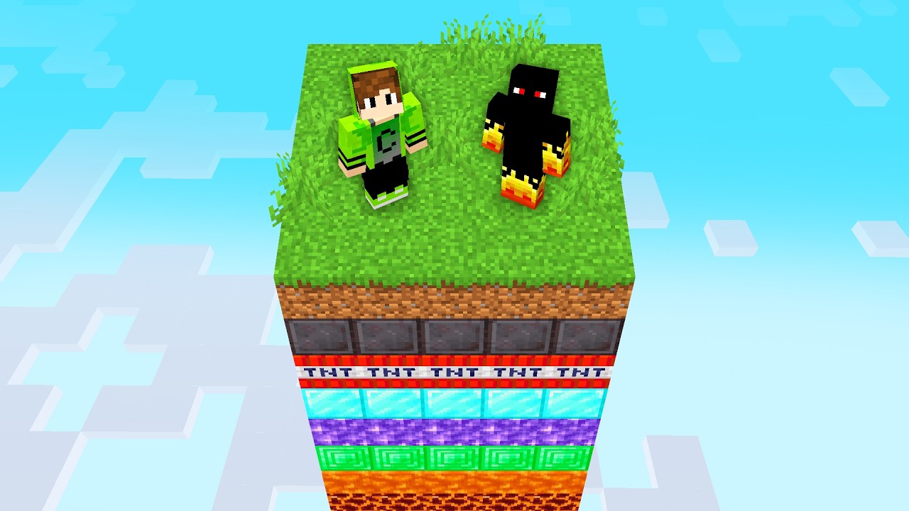 Surviving in ONLY 1 RANDOM CHUNK in Minecraft! - YouTube