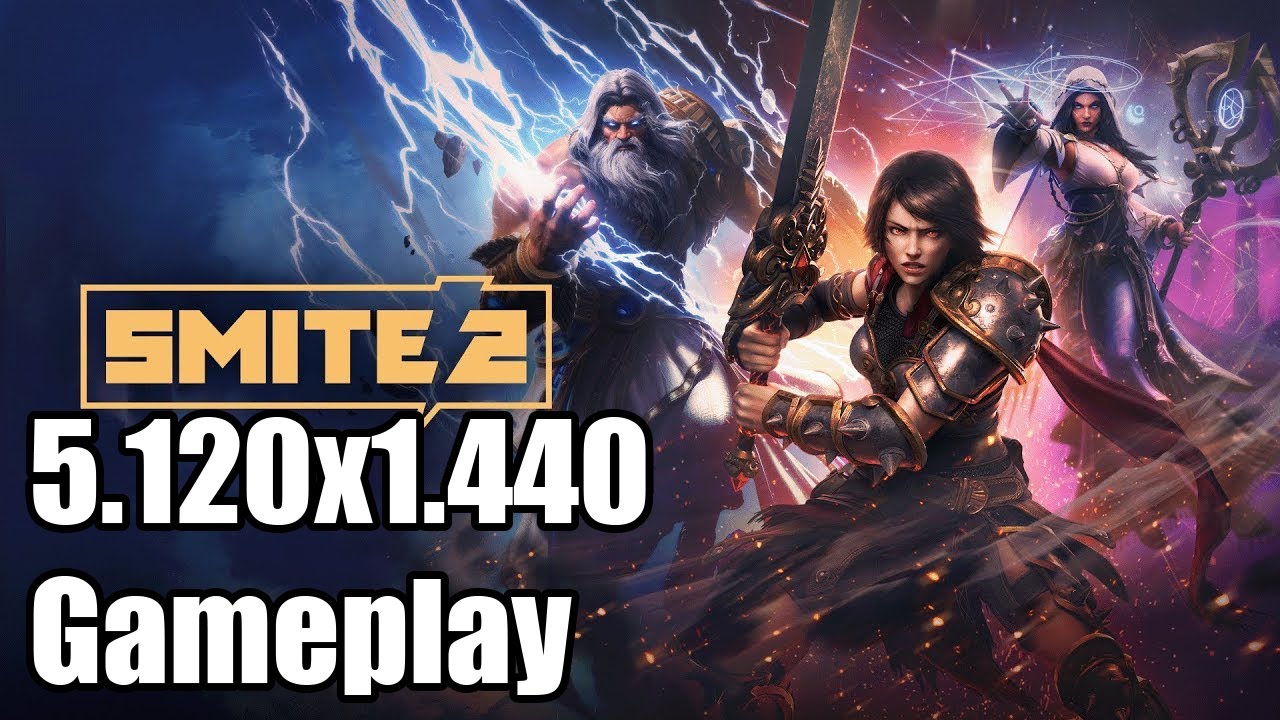 Smite 2 Ultrawide Gameplay [5120x1440] [32:9] - YouTube