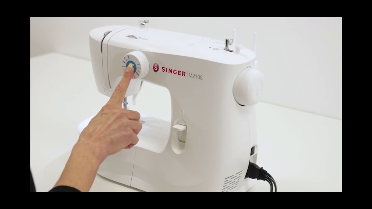 Tesa Digital présente la Machine à Coudre SINGER - M2105 - YouTube