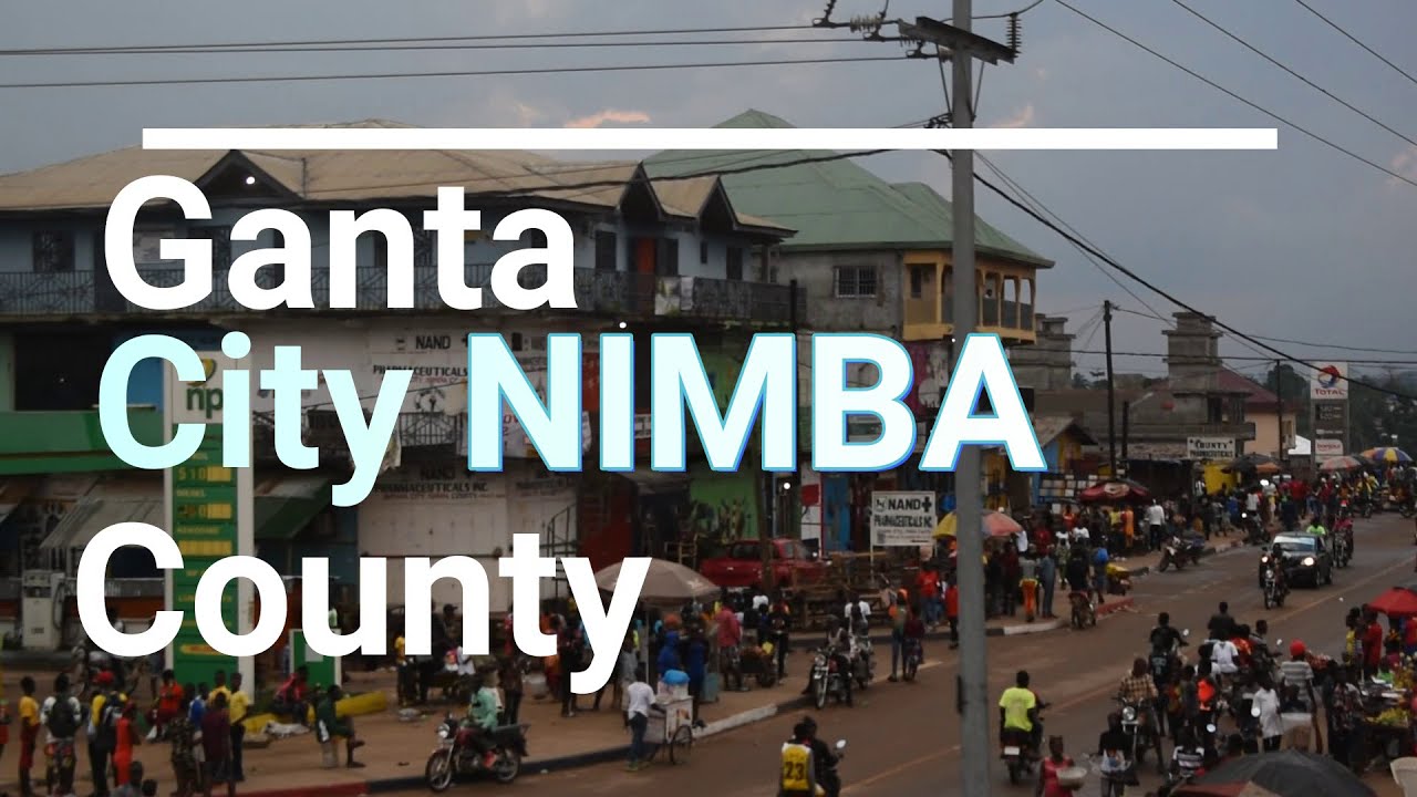 Ganta City Nimba County Arial View On Christmas Day - YouTube