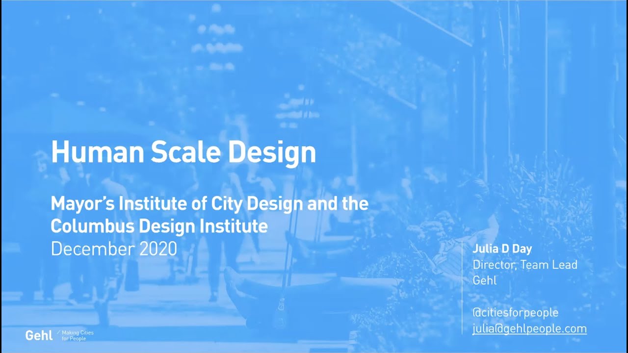 Human Scale Design by Julia Day - YouTube