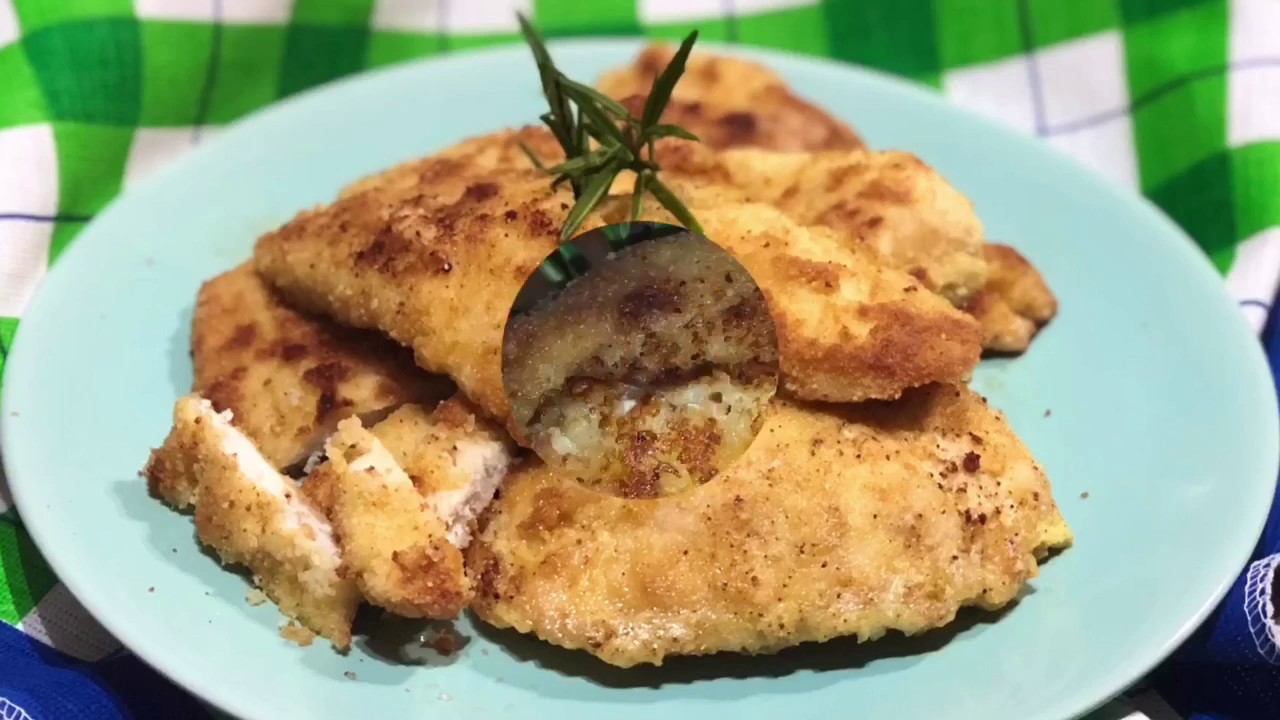 FILETO PULE ME VEZË ,DJATH dhe erëza - Chicken fillet - YouTube