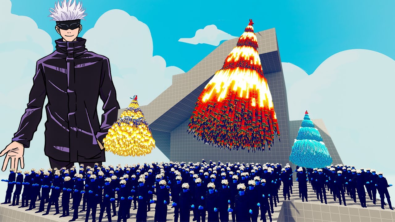 200x SATURO GOJO vs 4x EVERY GOD - Totally Accurate Battle Simulator ...