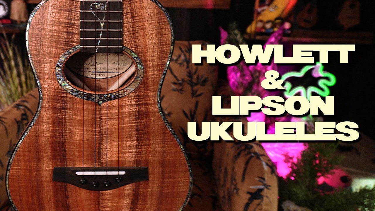 LIPSON & HL UK made Ukuleles - Constellations, Diamonds and Bling - YouTube
