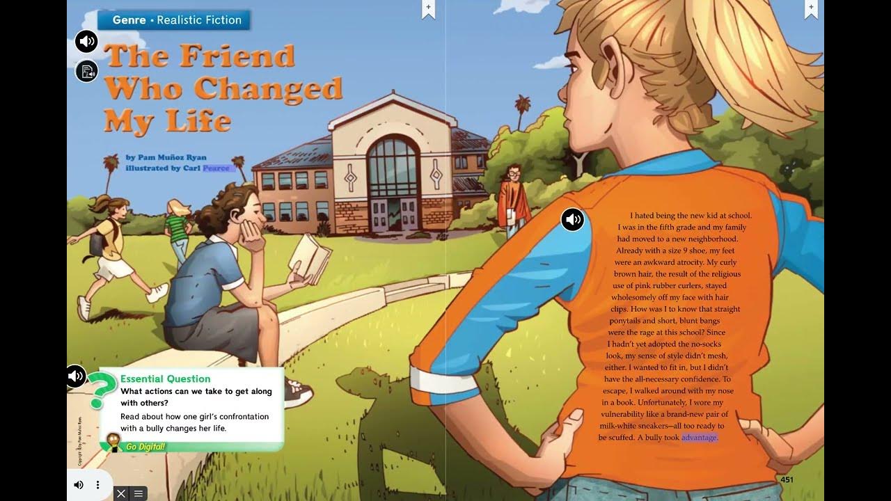 Wonders Grade 5 The Friend Who Changed My Life - YouTube