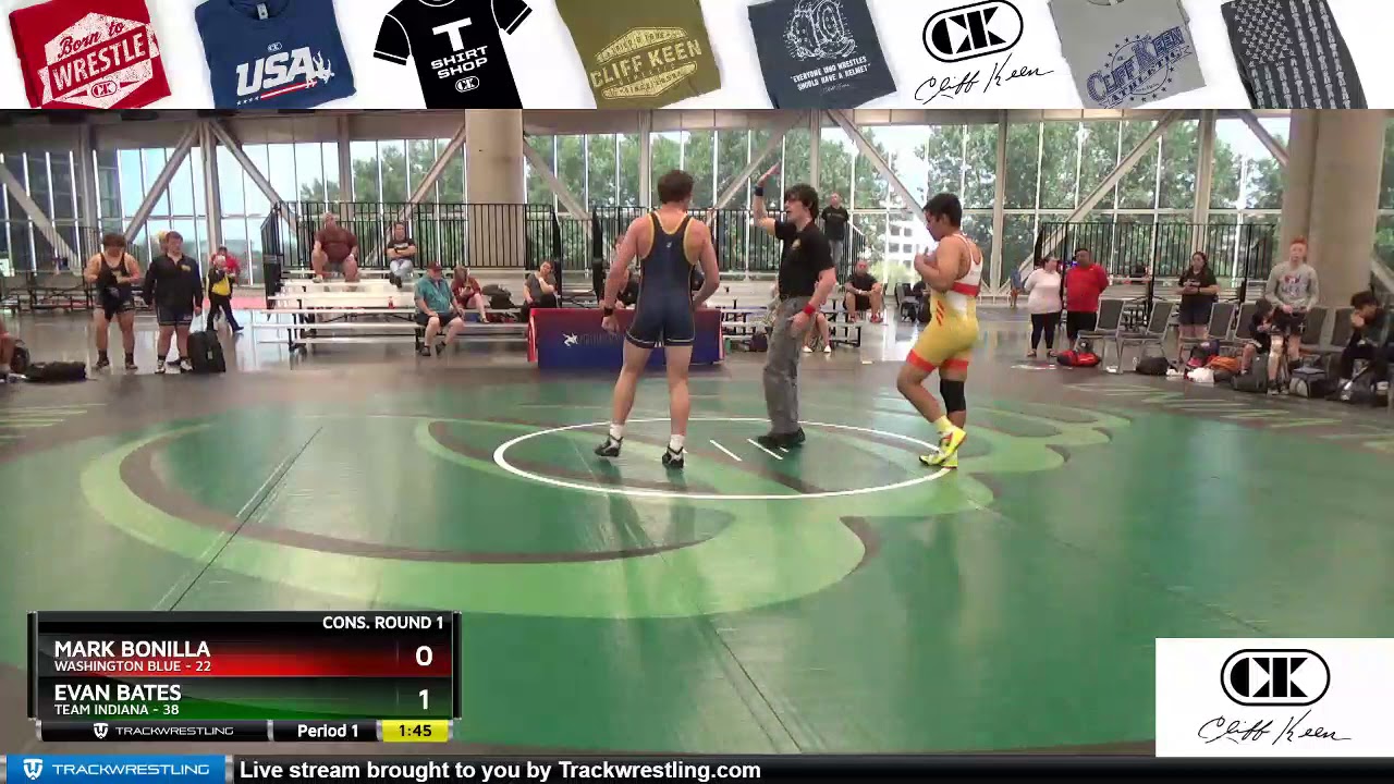 Mat 2 195 Mark Bonilla Washington Blue Vs Evan Bates Indiana - YouTube