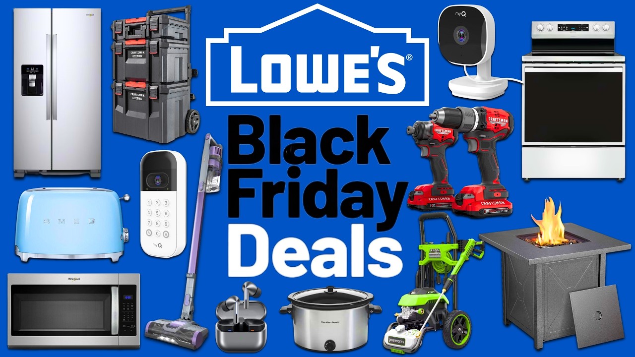 27 Lowe's Black Friday 2025 Deals That Beat Last Year! - YouTube