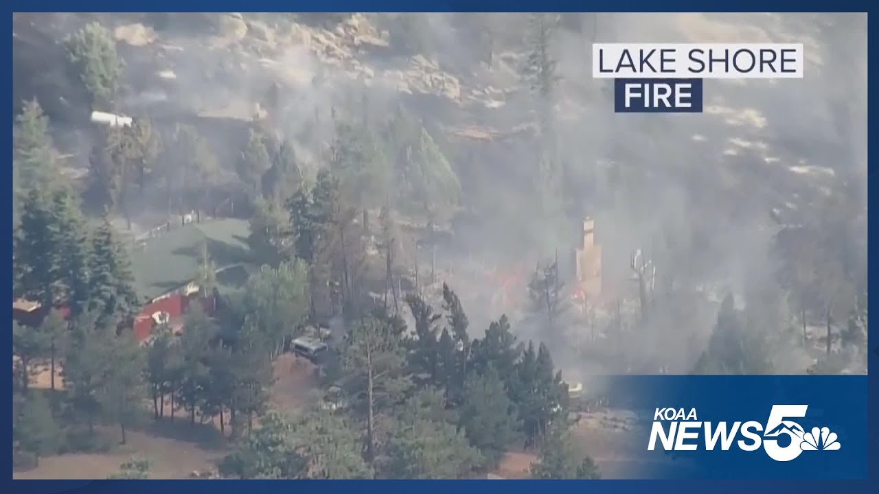 Some evacuations lifted in Lake Shore Fire in Boulder County - YouTube