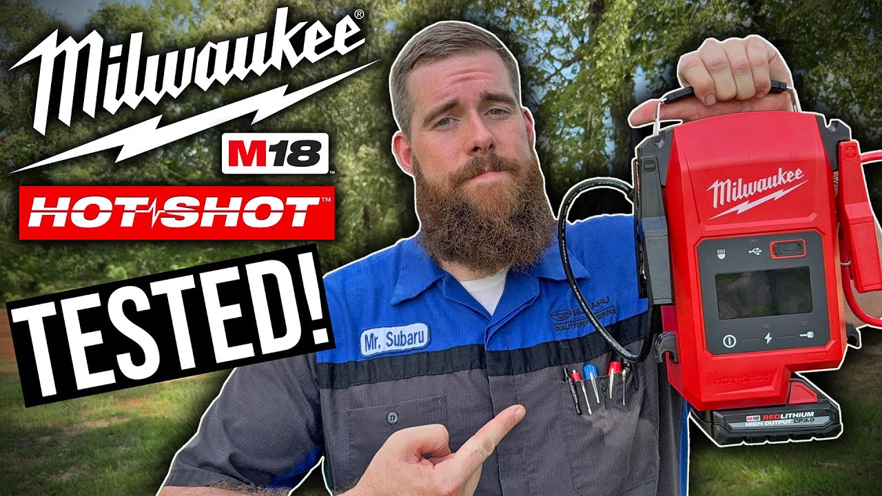 TESTED! The New Milwaukee M18 HotShot Jump Starter! How Good Is It ...