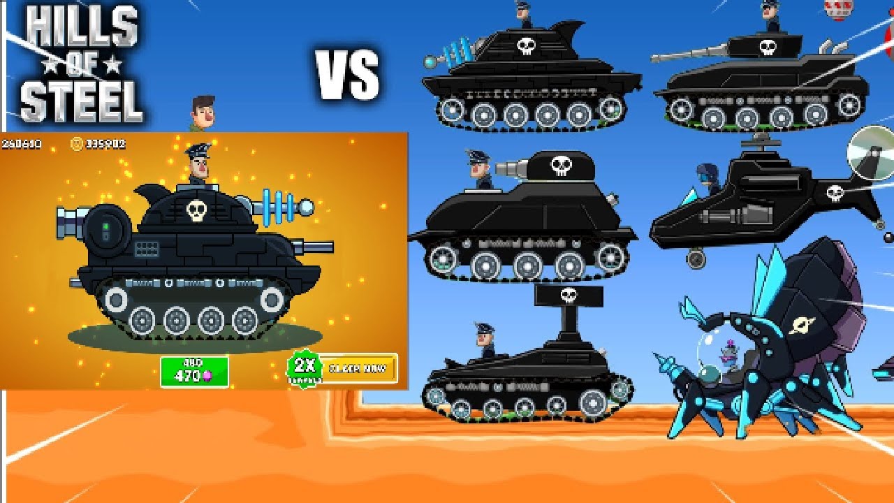 BOSS FIGHT WITH TITAN TANK IN HILL OF STEEL TANK FIGHT BOSS RUSH - YouTube
