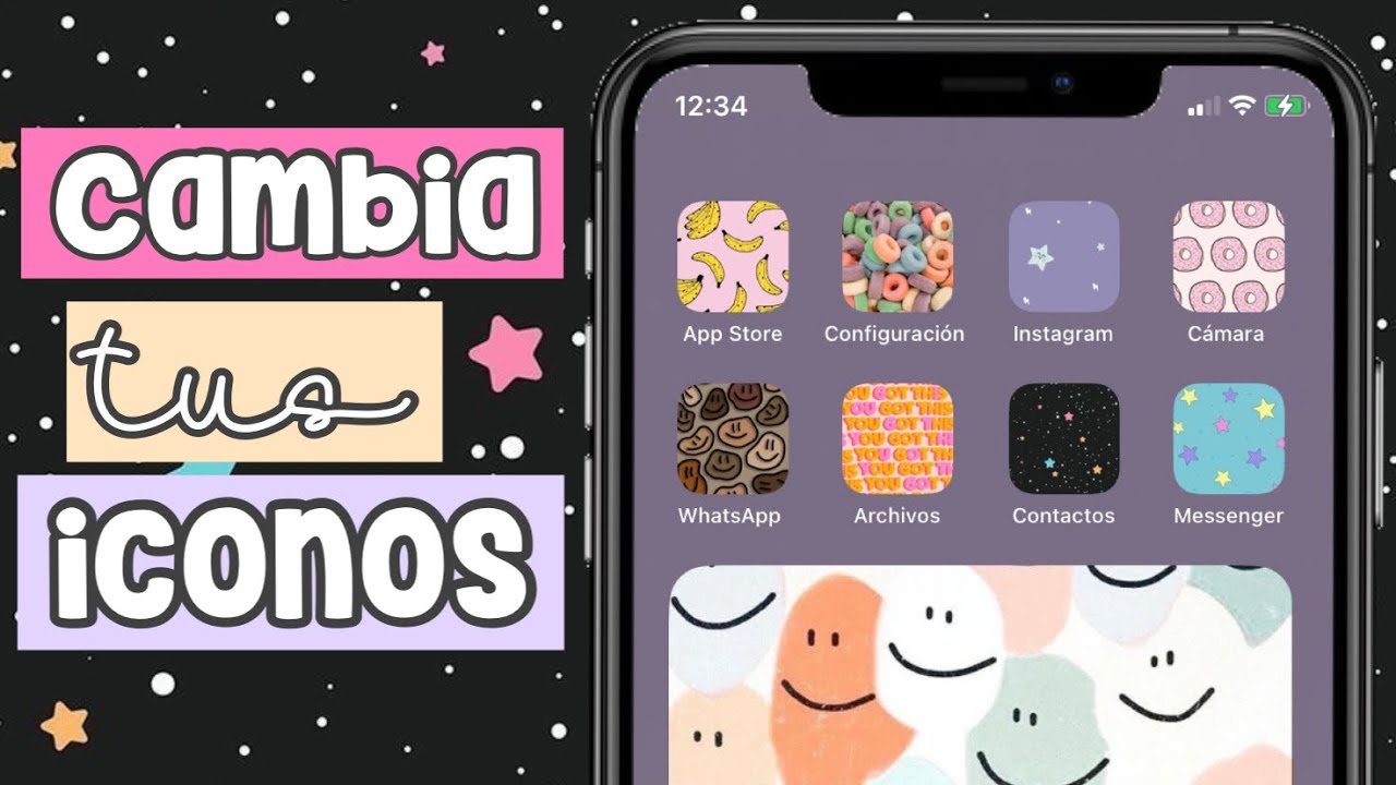 🍒Cómo Cambiar los Iconos de Aplicaciones en iOS 16🌈 FACIL Y RAPIDO ...
