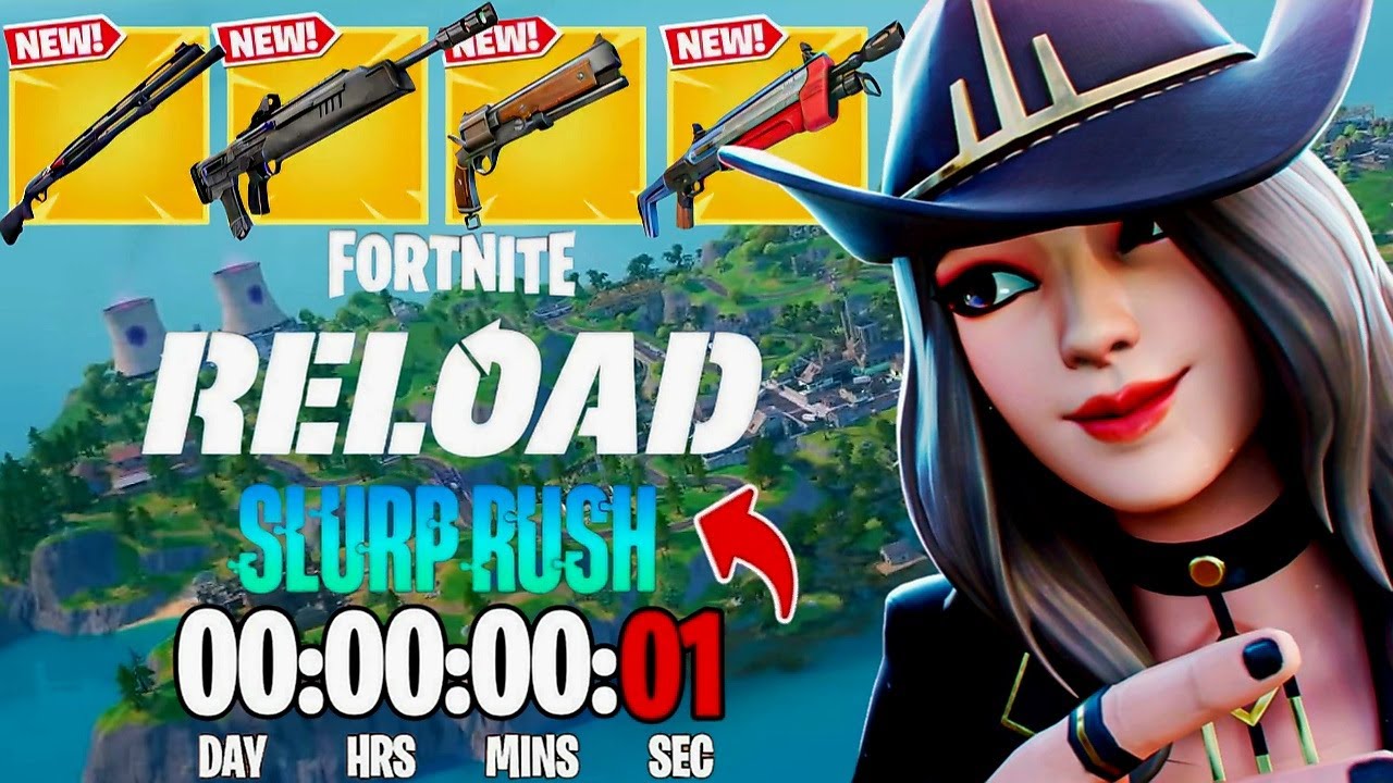 🔴 LIVE - *NEW* RELOAD SLURP RUSH UPDATE COUNTDOWN! FORTNITE RELOAD ...