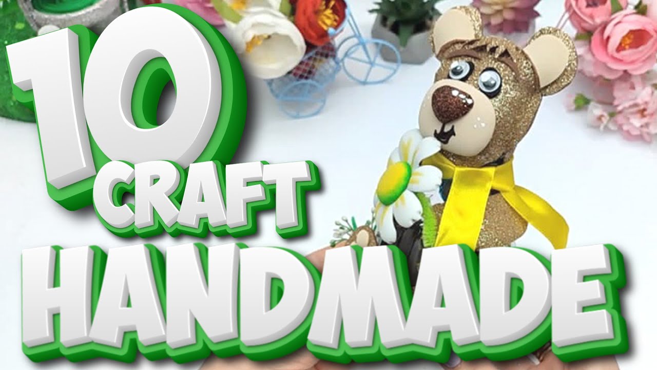 Top 10 DIY Craft Ideas – Handmade Gifts and Home Decor Inspiration 🏡 ...