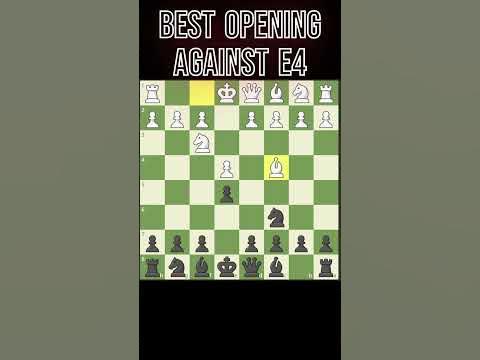 BEST CHESS OPENING AGAINST E4♟😲 - YouTube