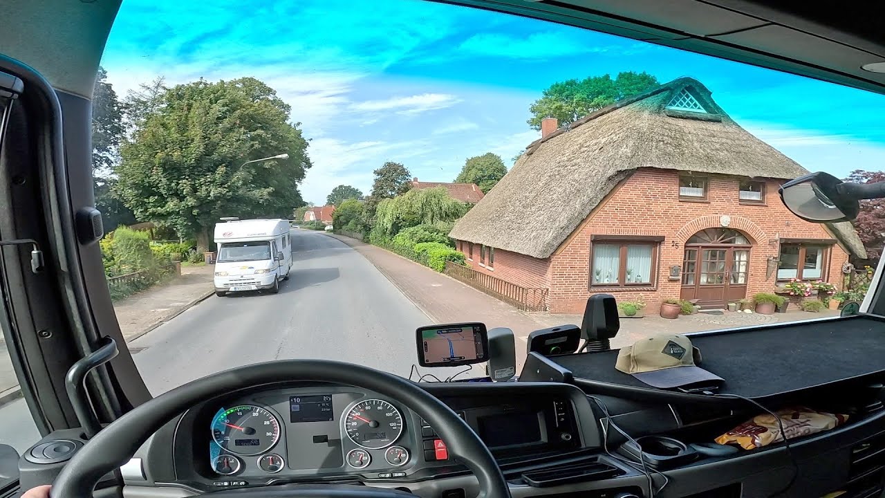 Landstraßen und Dörfer in Deutschland 🇩🇪#truck #driving #germany - YouTube