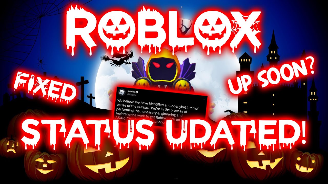 🚨 ROBLOX STATUS UPDATED! Coming Soon! Roblox Down Status - 30 October ...