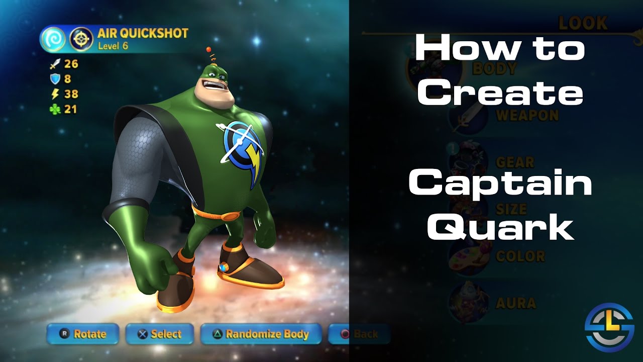 Skylanders Imaginators - How to Create Captain Quark - Ratchet and ...