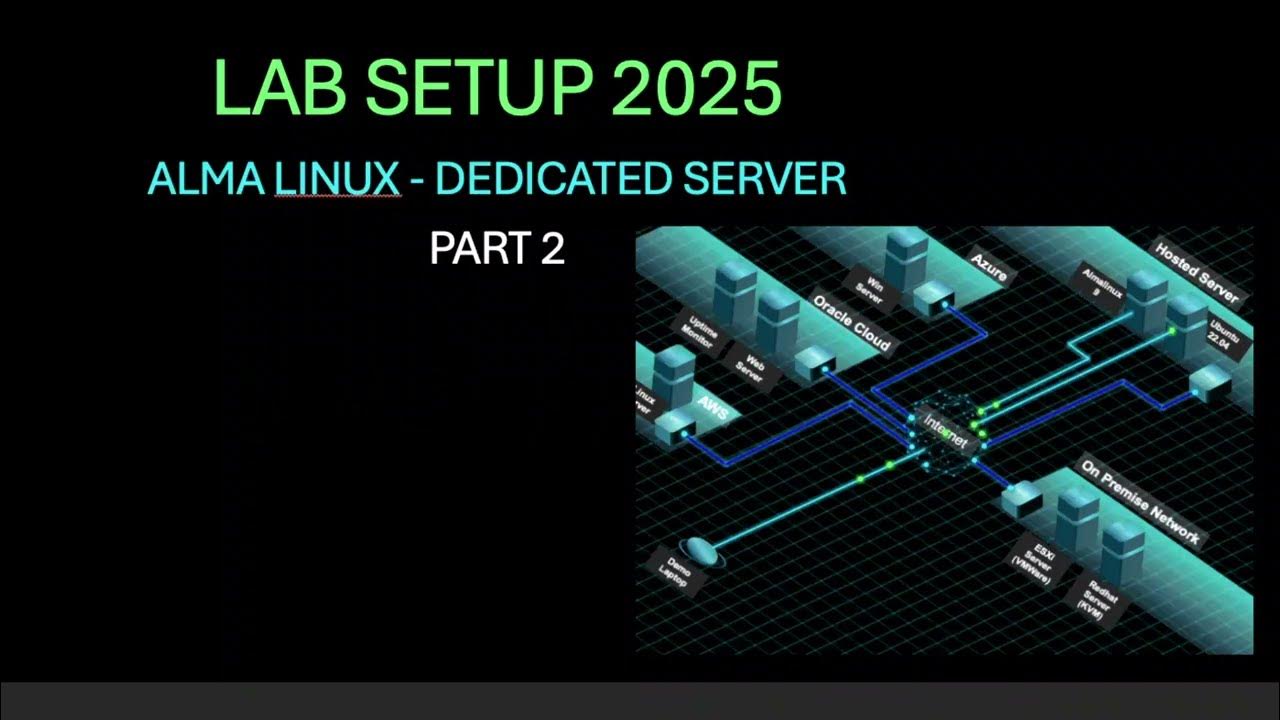 Lab Setup 2025 - Alma Linux - Part 2 - YouTube