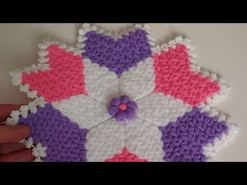 ÇOK KOLAY ve GÜZEL‼️ Muhteşem yuvarlak lif modeli ve yapılışı/ #lifmodelleri #crochet #örgü 