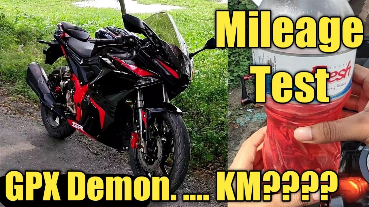 GPX Demon gr 165r Mileage Test...[ready pick up] - YouTube