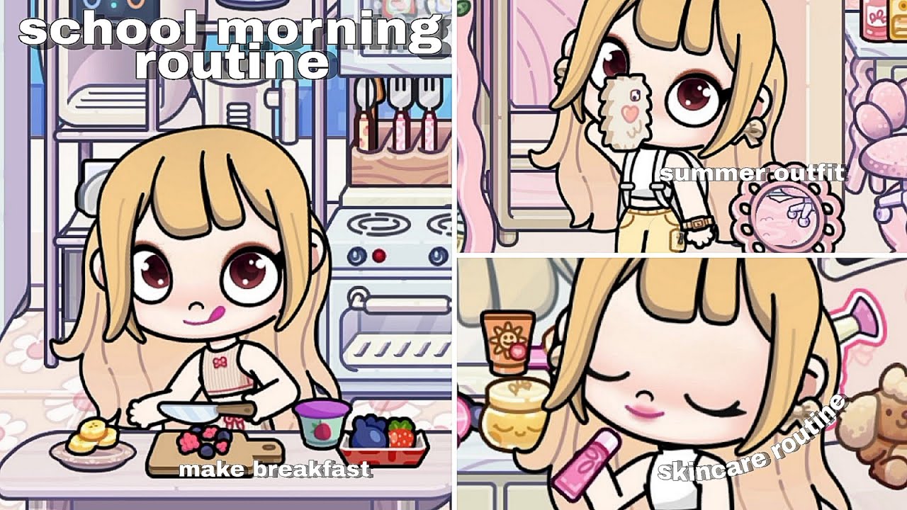 ASMR School Morning Routine | PAZU Avatar World - YouTube